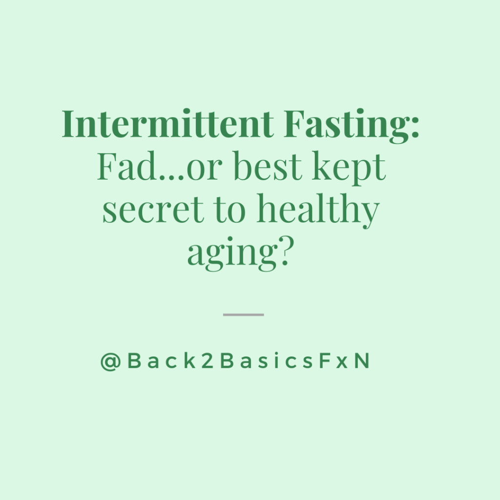 Intermittent Fasting Benefits for Healthy Aging | Immunosenescence